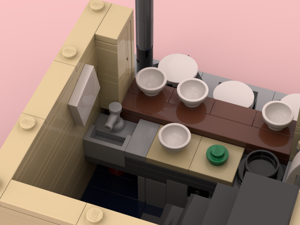 LEGO MOC Japanese ramen shop by bwal | Rebrickable - Build with LEGO
