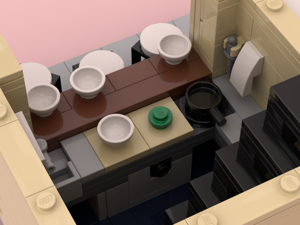 LEGO MOC Japanese ramen shop by bwal | Rebrickable - Build with LEGO