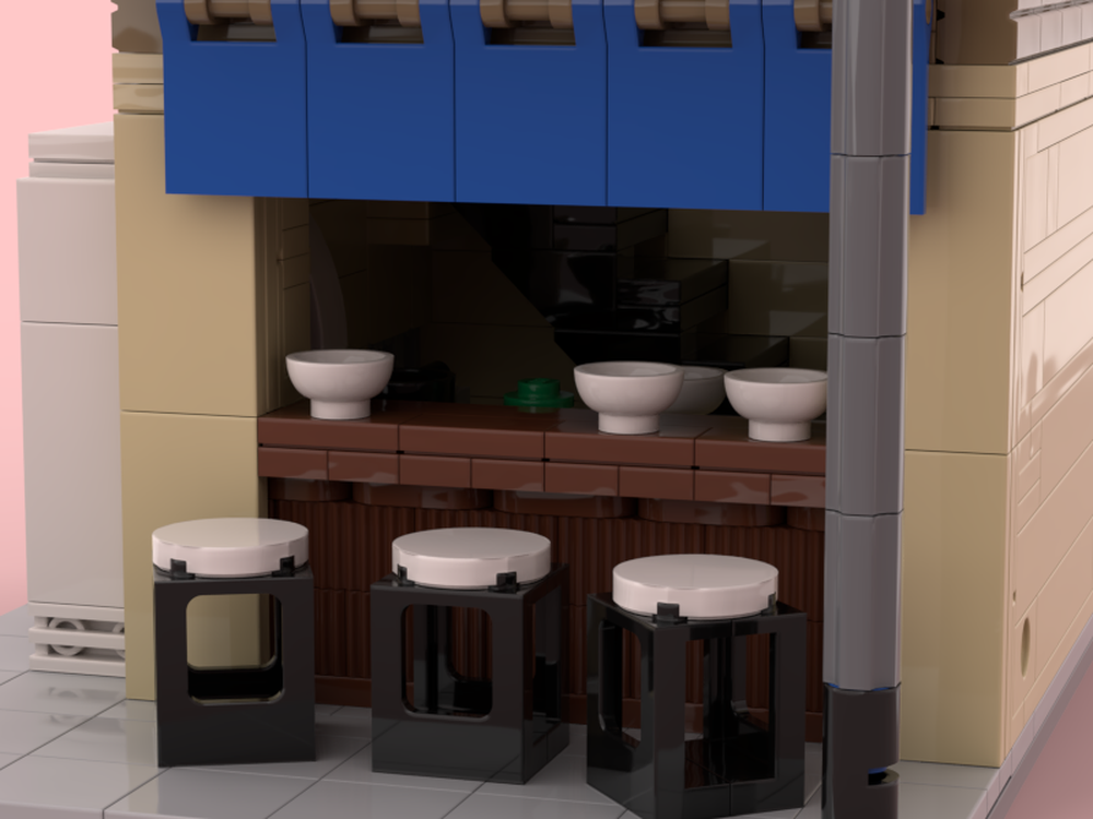 LEGO MOC Japanese ramen shop by bwal | Rebrickable - Build with LEGO