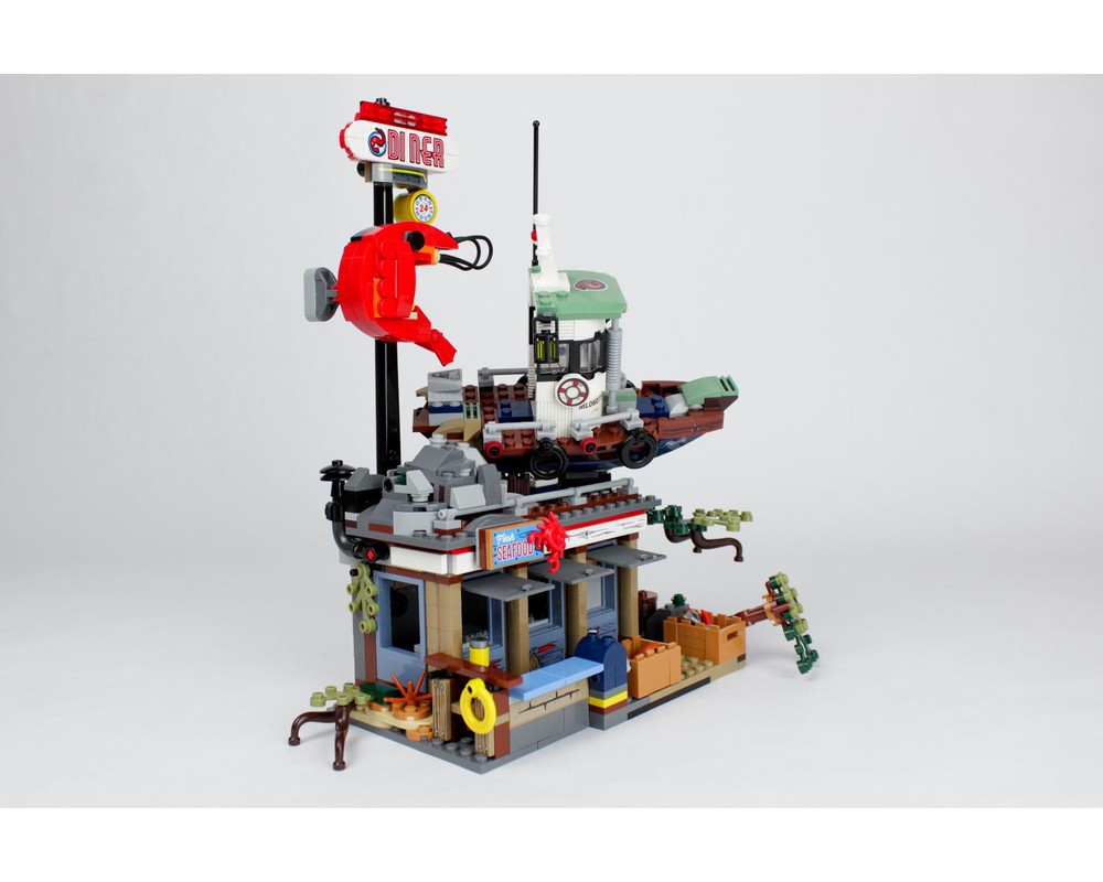 LEGO MOC Shrimp Shack Alt Build by Stonewall Bricks | Rebrickable ...