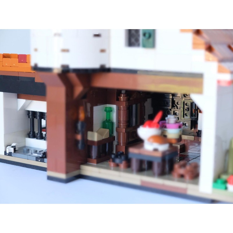 LEGO MOC Gingerbread house - Modular by operateur | Rebrickable - Build ...