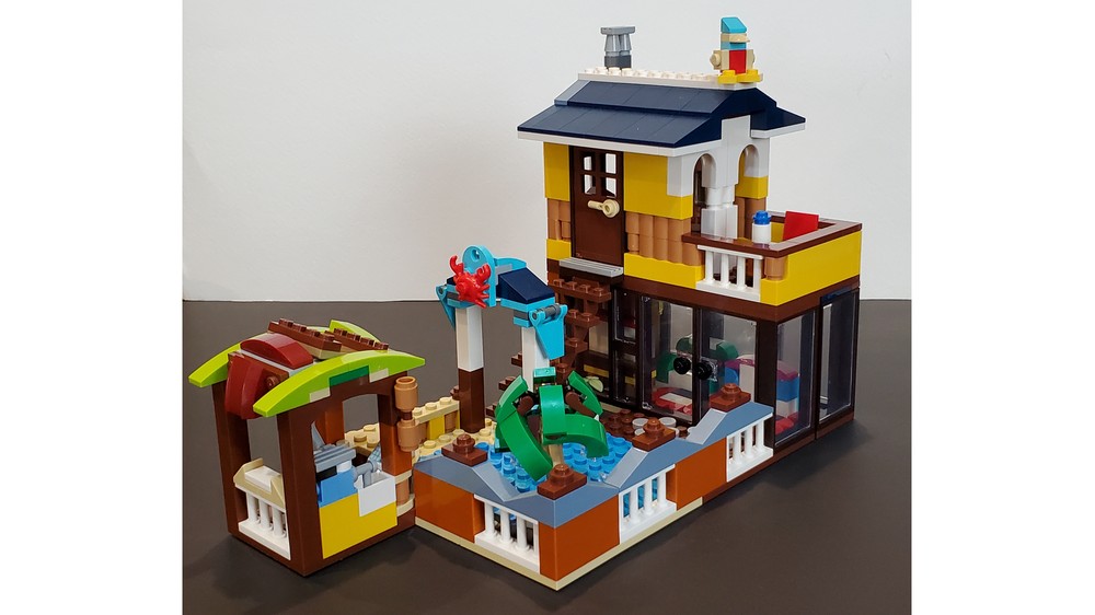 LEGO MOC Pool House by BrickMojo | Rebrickable - Build with LEGO