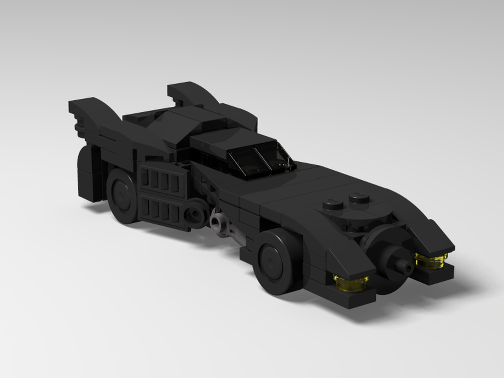 LEGO MOC 1989 Batmobile (V2) by HATNAN | Rebrickable - Build with LEGO