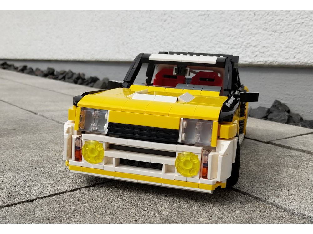 Lego Moc Renault R5 Turbo By Linse Rebrickable Build With Lego