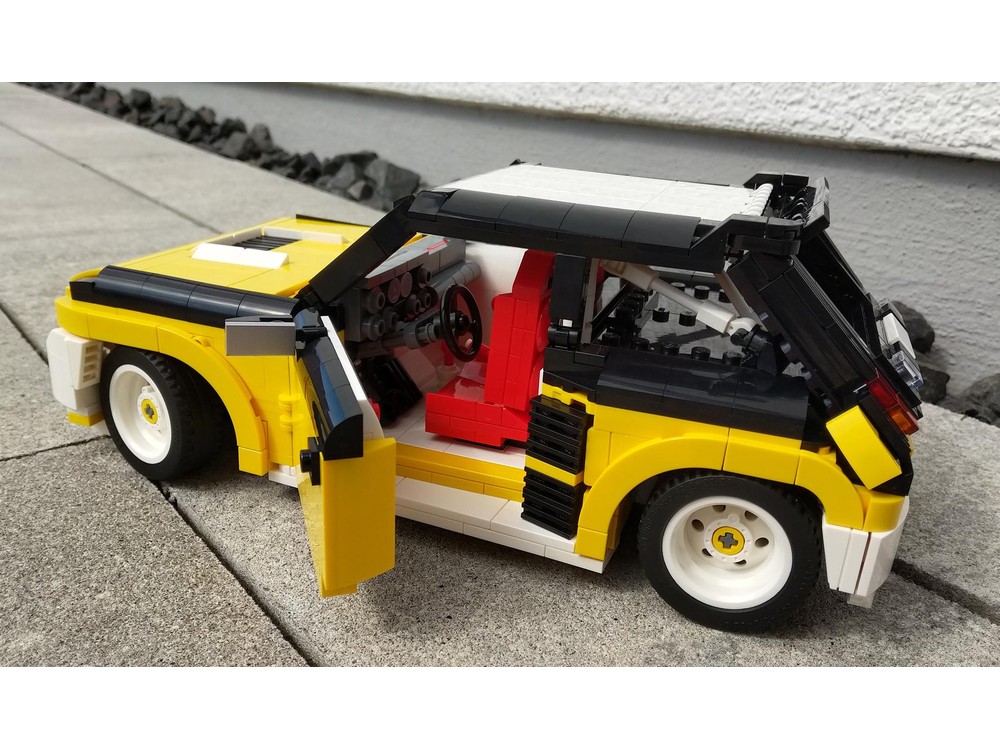 Lego Moc Renault R5 Turbo By Linse Rebrickable Build With Lego