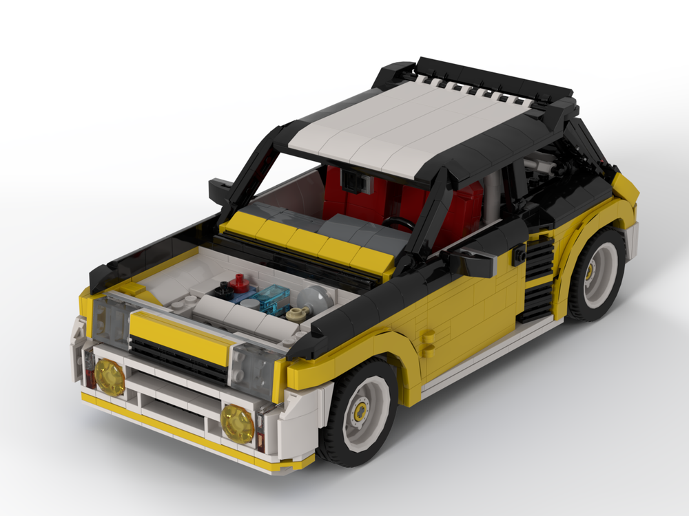 Lego Moc Renault R5 Turbo By Linse Rebrickable Build With Lego