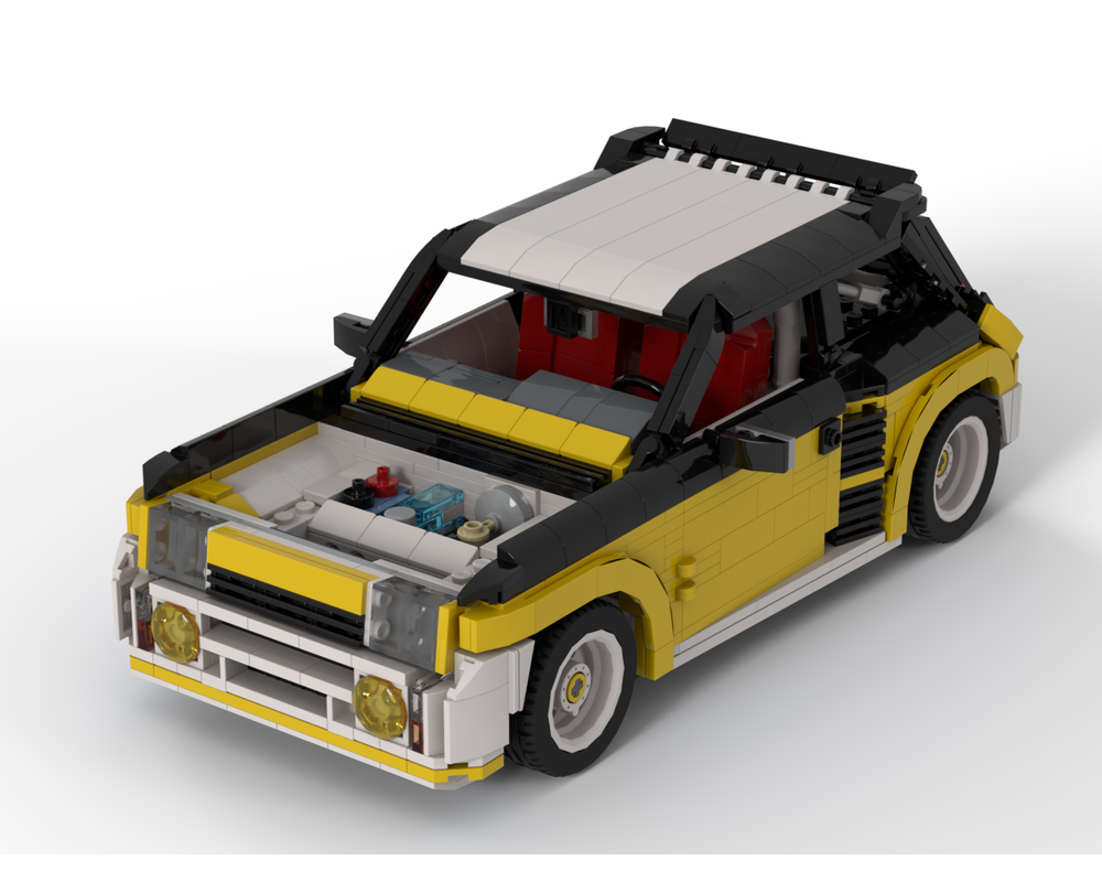 Lego Moc Renault R5 Turbo By Linse Rebrickable Build With Lego