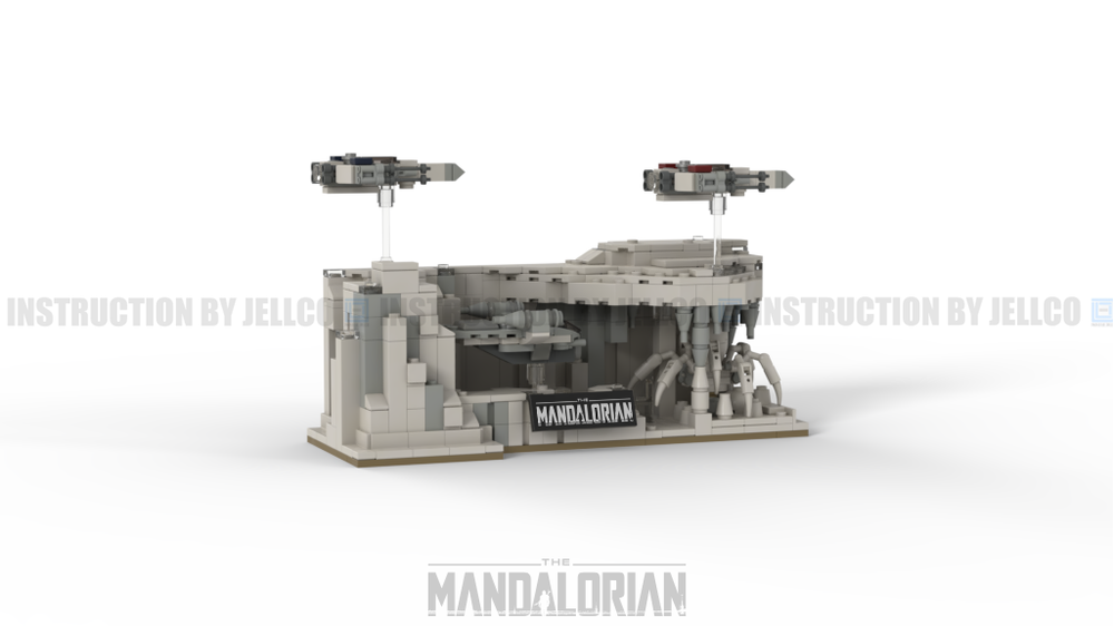 Lego Moc Ultramicro Diorama Mandalorian Chapter 10 By Jellco