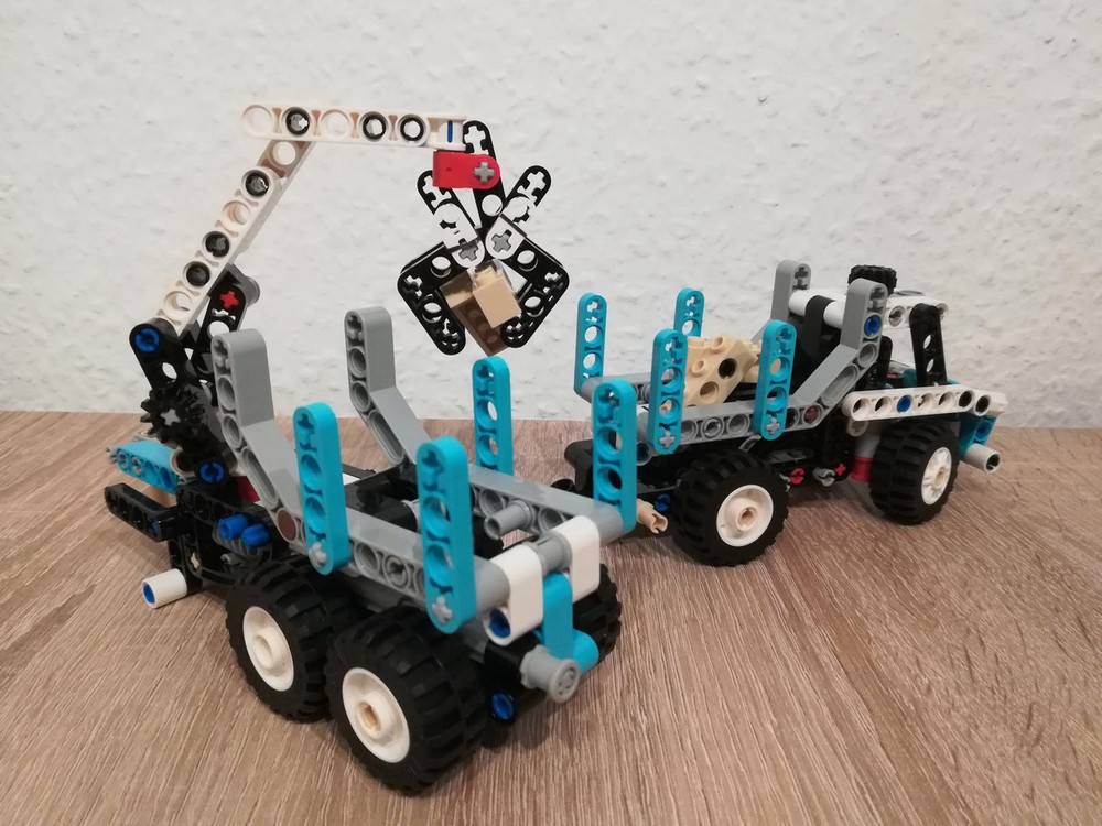 Lego Moc 42133 Timber Trailer By Littlethomas Rebrickable Build