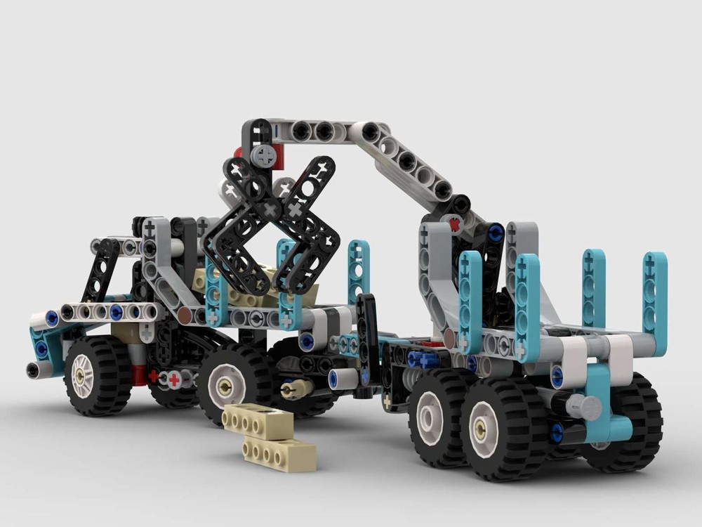 Lego Moc 42133 Timber Trailer By Littlethomas Rebrickable Build