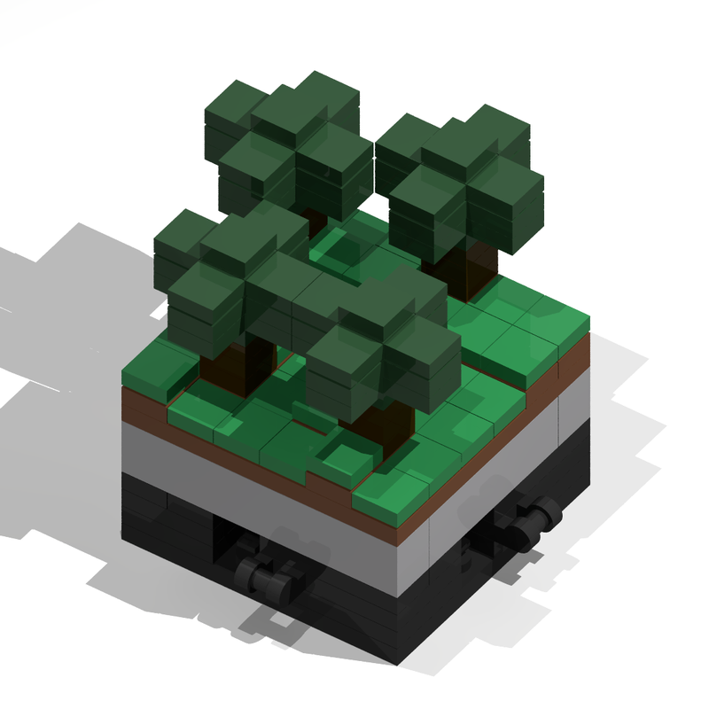 LEGO MOC micro biomes: dark oak forest by gamesandmovierecreation ...