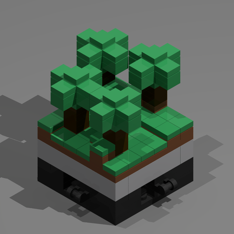 LEGO MOC micro biomes: oak forest by gamesandmovierecreation ...