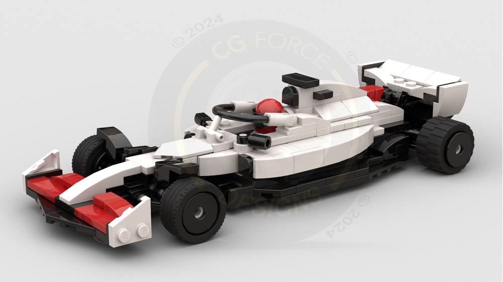 Lego Moc F1 Haas Vf 22 By Cgforcedesigns Rebrickable Build With Lego