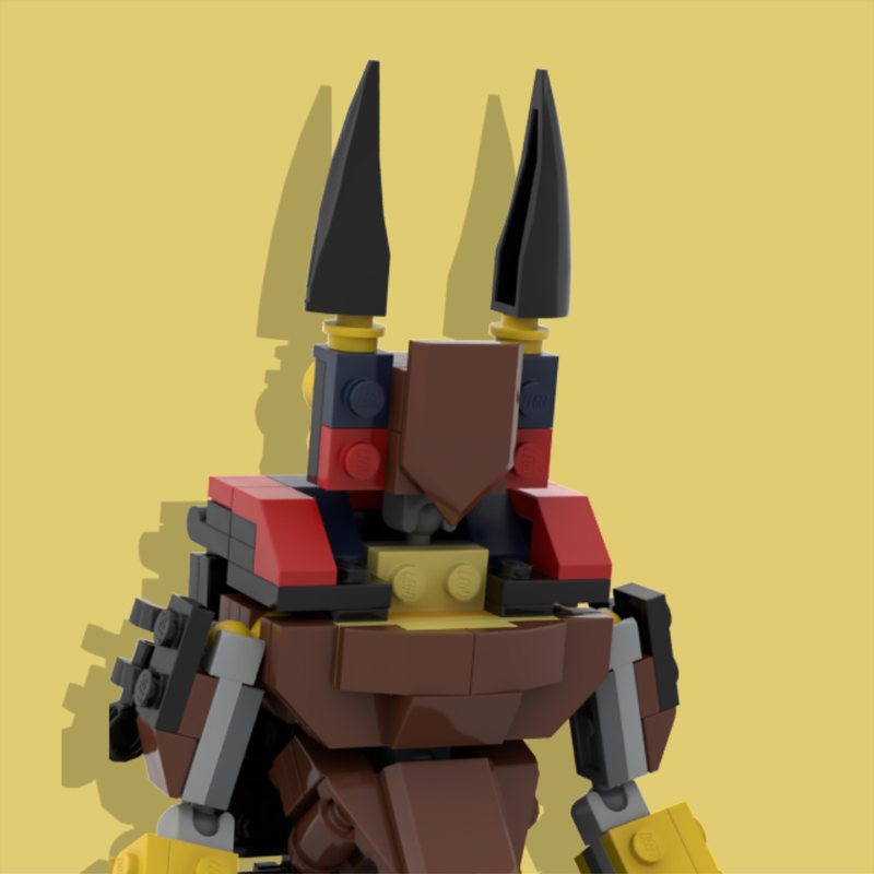 LEGO MOC Anubis - Buildable Figure by Dwerg | Rebrickable - Build with LEGO