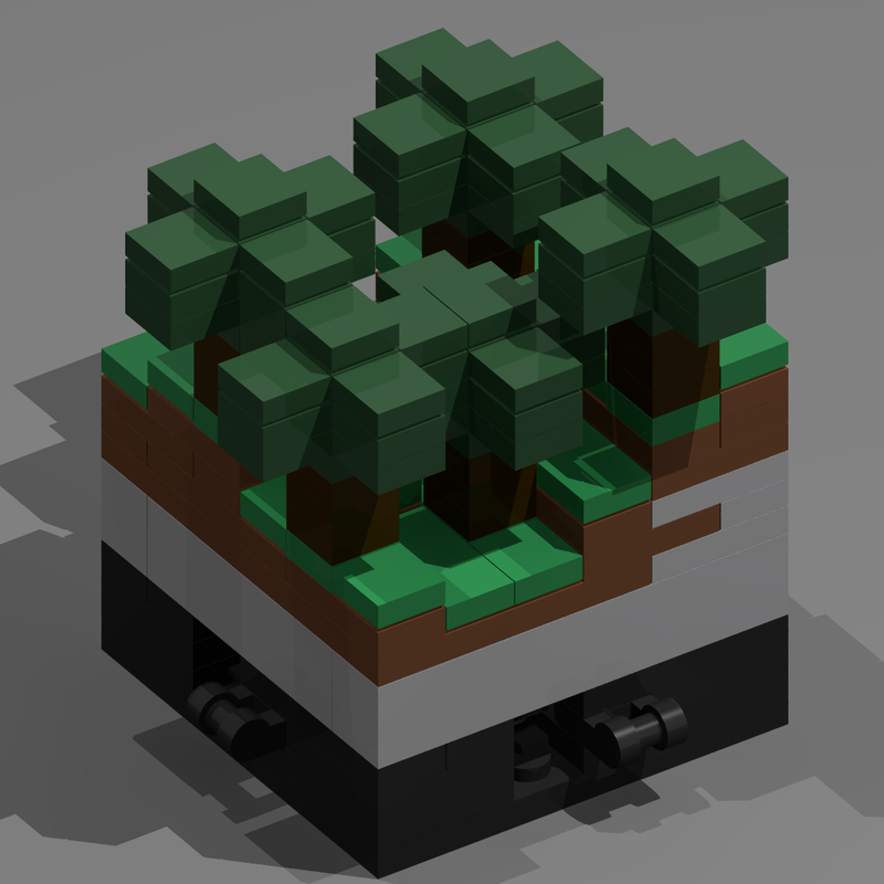 LEGO MOC micro biomes: dark oak hills by gamesandmovierecreation ...