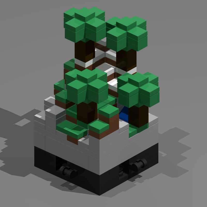 LEGO MOC micro biomes: oak mountains by gamesandmovierecreation ...
