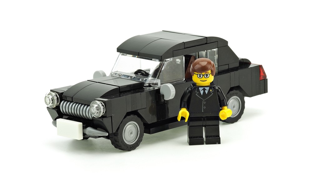 LEGO MOC Old black car by De_Marco | Rebrickable - Build with LEGO