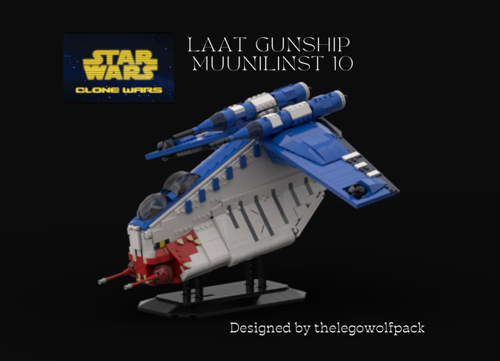 LEGO MOC LAAT muunilinst 10 gunship by thelegowolfpack | Rebrickable ...