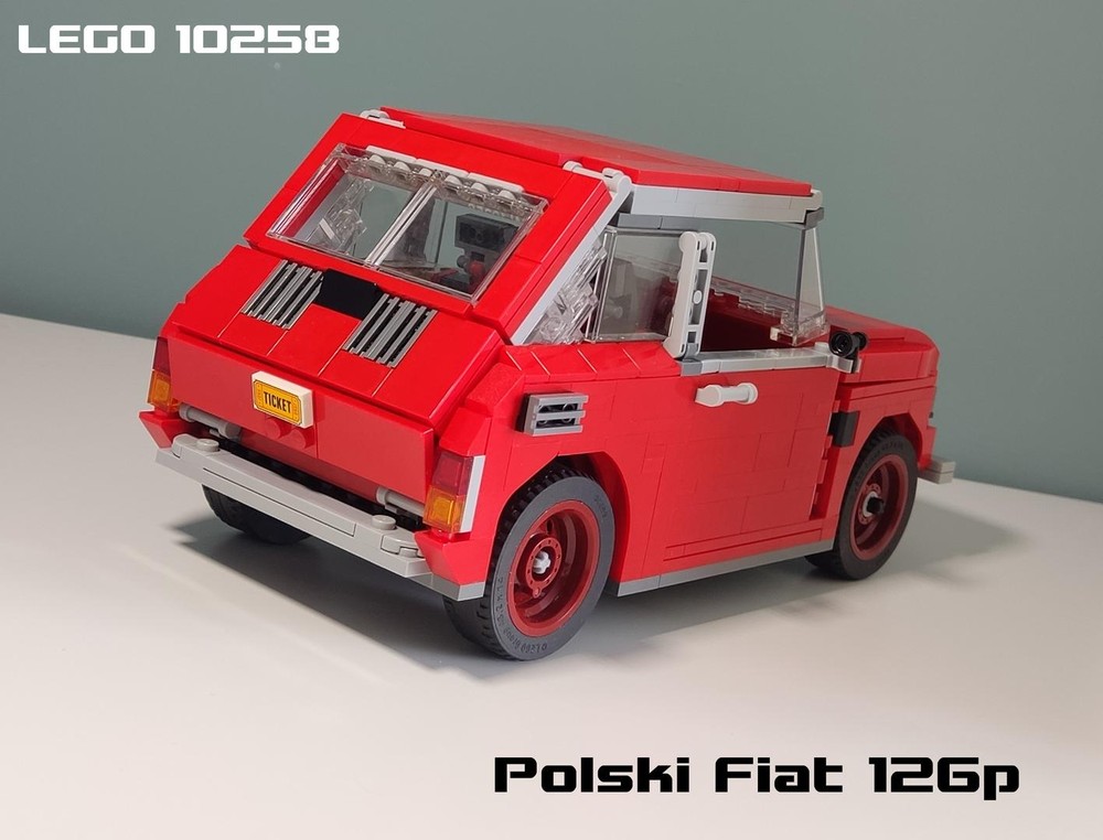 LEGO MOC 10258 Polski Fiat 126p by Kirvet | Rebrickable - Build with LEGO