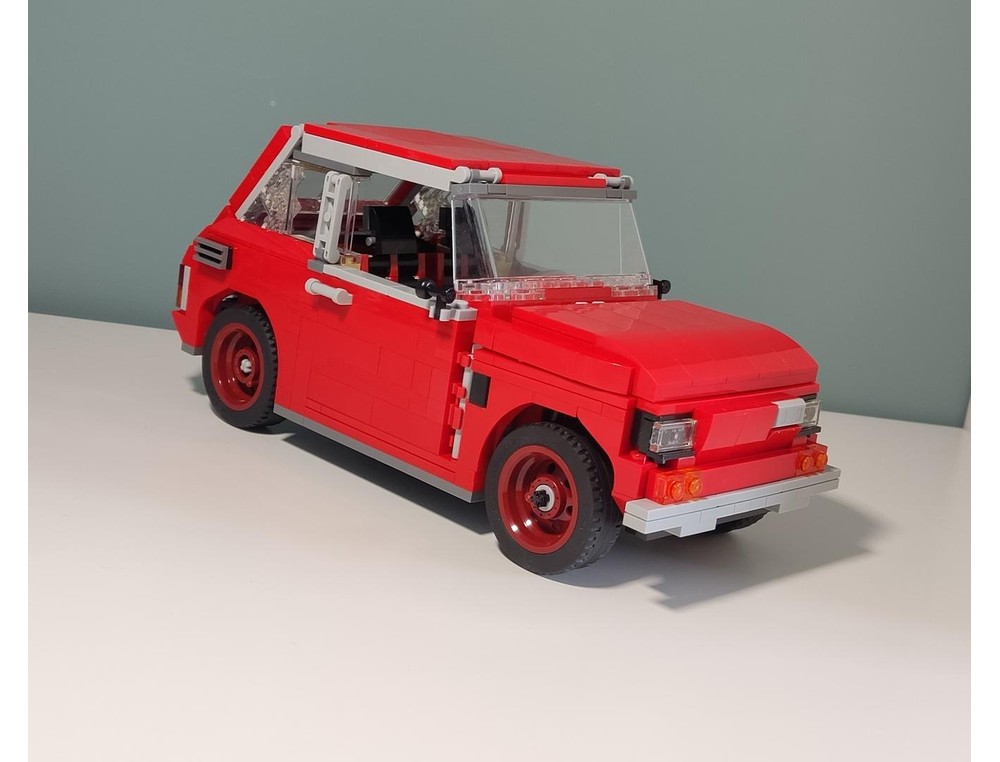 LEGO MOC 10258 Polski Fiat 126p by Kirvet | Rebrickable - Build with LEGO