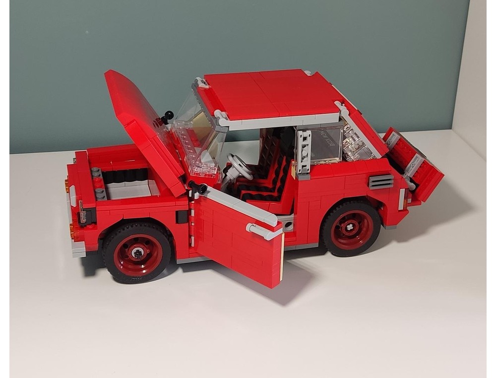 LEGO MOC 10258 Polski Fiat 126p by Kirvet | Rebrickable - Build with LEGO