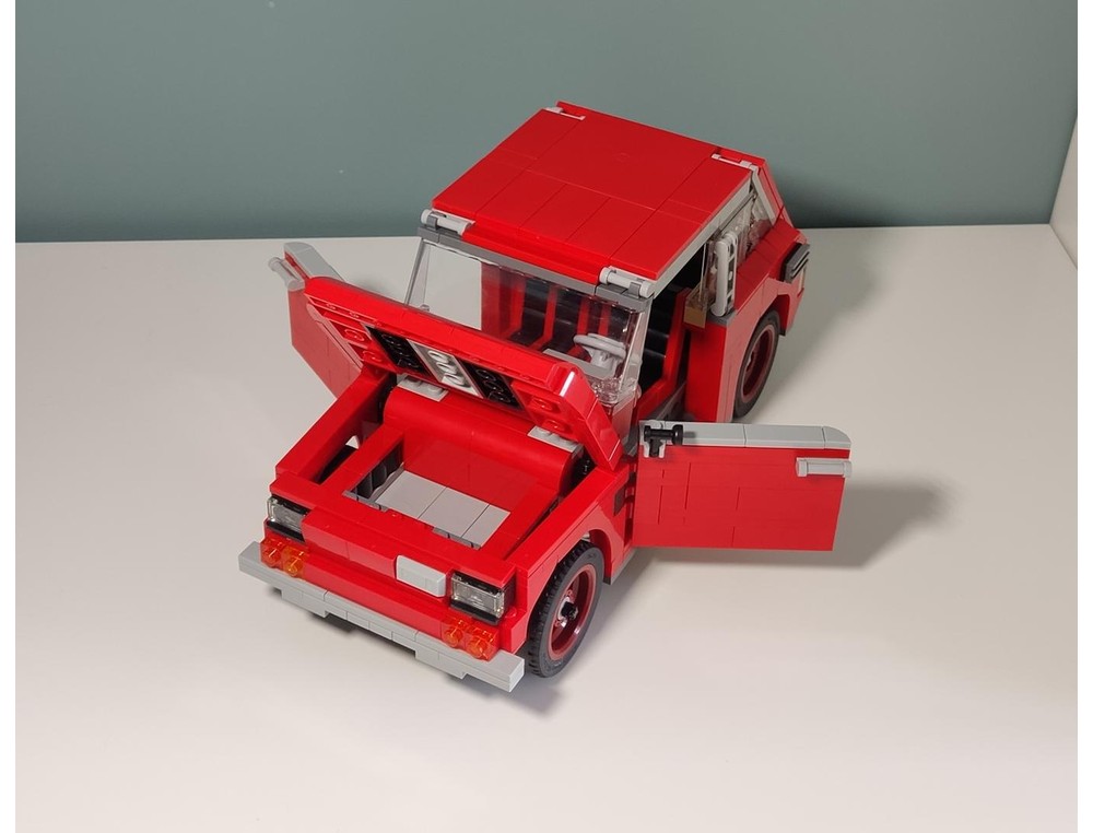 LEGO MOC 10258 Polski Fiat 126p by Kirvet | Rebrickable - Build with LEGO