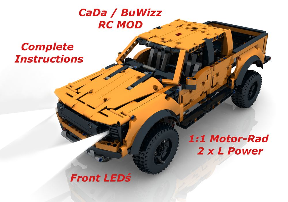LEGO MOC RC 42126 Ford F-150 Raptor + LED´s + PF + CaDa/BuWizz by AL ...