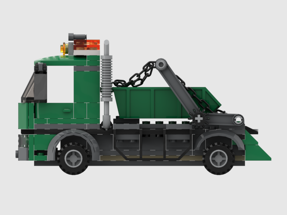 Lego Moc Lego City Skip Lorry By Jameshigson0512 Rebrickable Build
