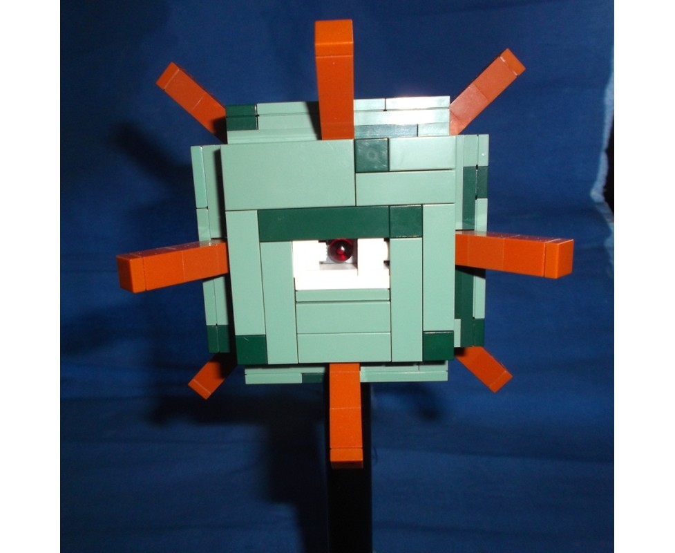 LEGO MOC Minecraft Guardian by Bolbuyk | Rebrickable - Build with LEGO