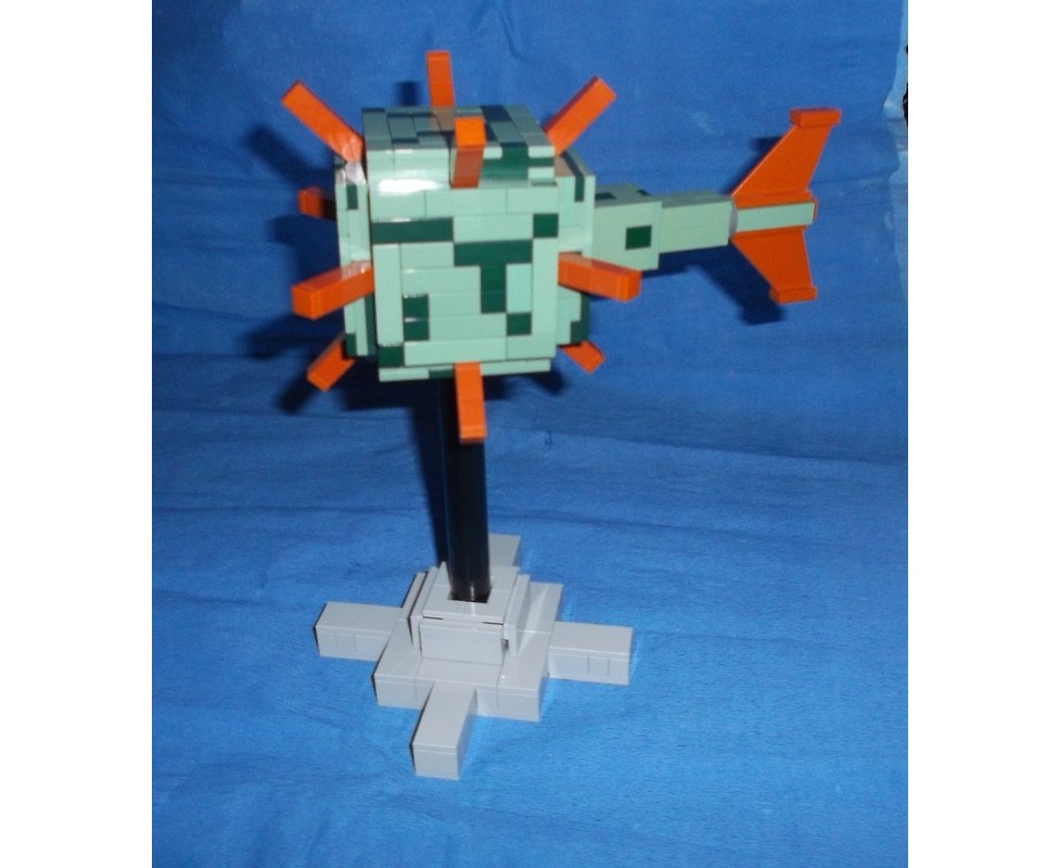 LEGO MOC Minecraft Guardian by Bolbuyk | Rebrickable - Build with LEGO