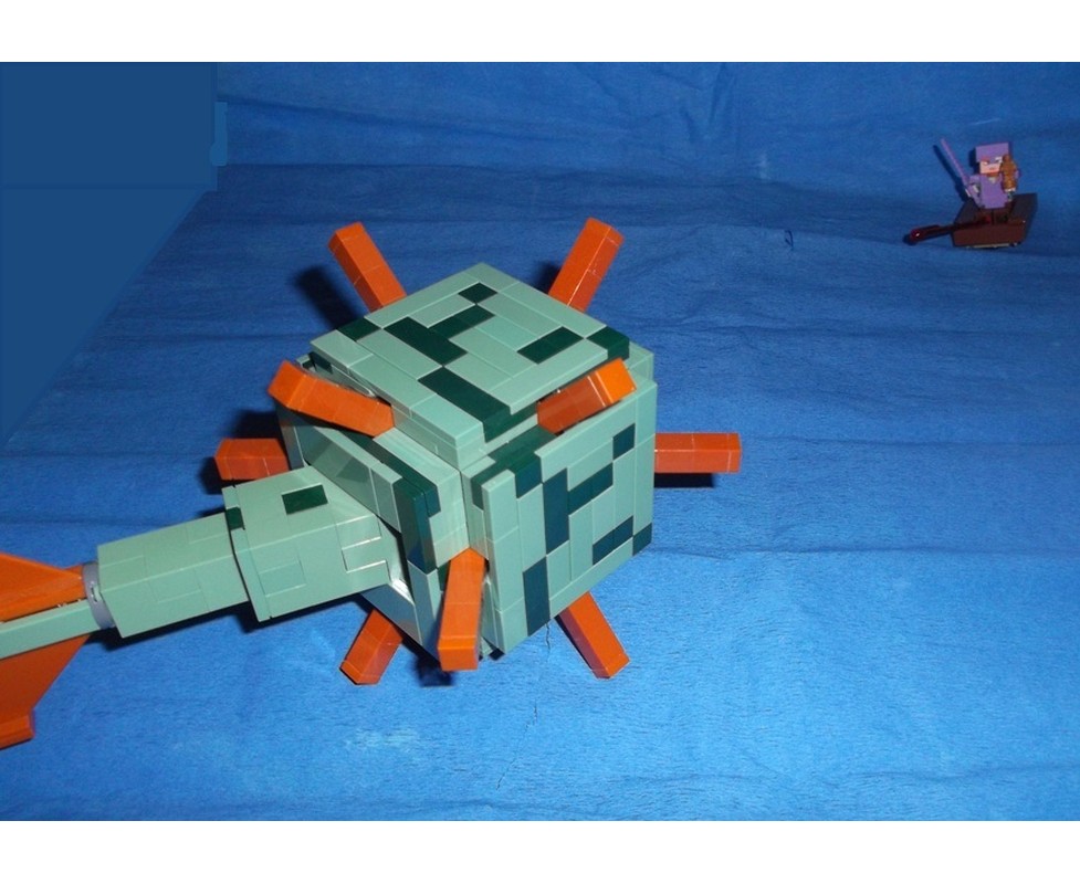 LEGO MOC Minecraft Guardian by Bolbuyk | Rebrickable - Build with LEGO