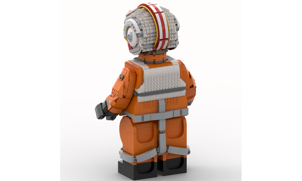 LEGO MOC LukeSkywalker (Red Five) Mega Figure (fits official Lego ...