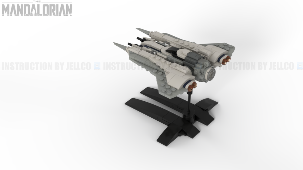 Lego Moc Micro Stellar Class Gauntlet Starfighter By Jellco