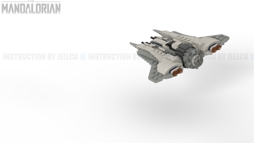 Lego Moc Micro Stellar Class Gauntlet Starfighter By Jellco