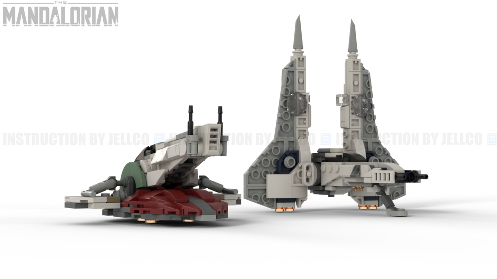 Lego Moc Micro Stellar Class Gauntlet Starfighter By Jellco
