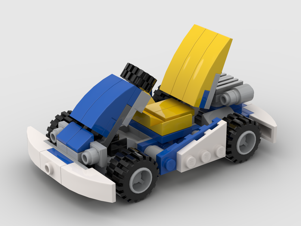 LEGO MOC 5765 - Go-Kart by Sato Bricks | Rebrickable - Build with LEGO