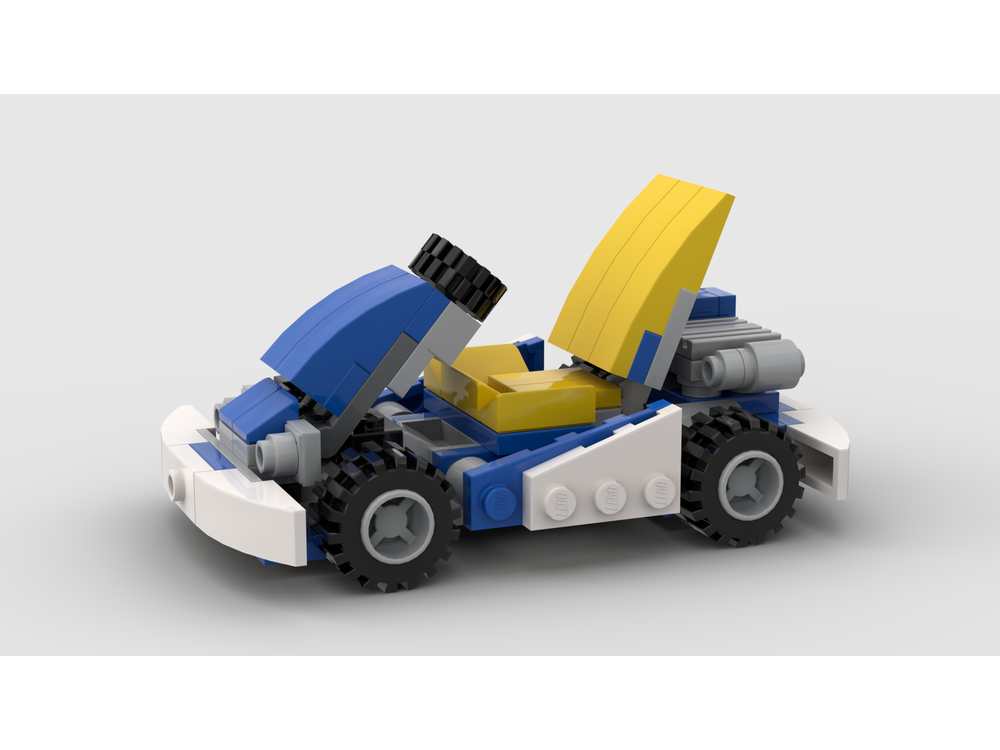 LEGO MOC 5765 - Go-Kart by Sato Bricks | Rebrickable - Build with LEGO