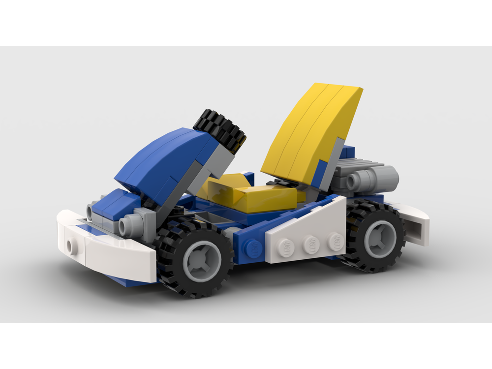 LEGO MOC 5765 - Go-Kart by Sato Bricks | Rebrickable - Build with LEGO