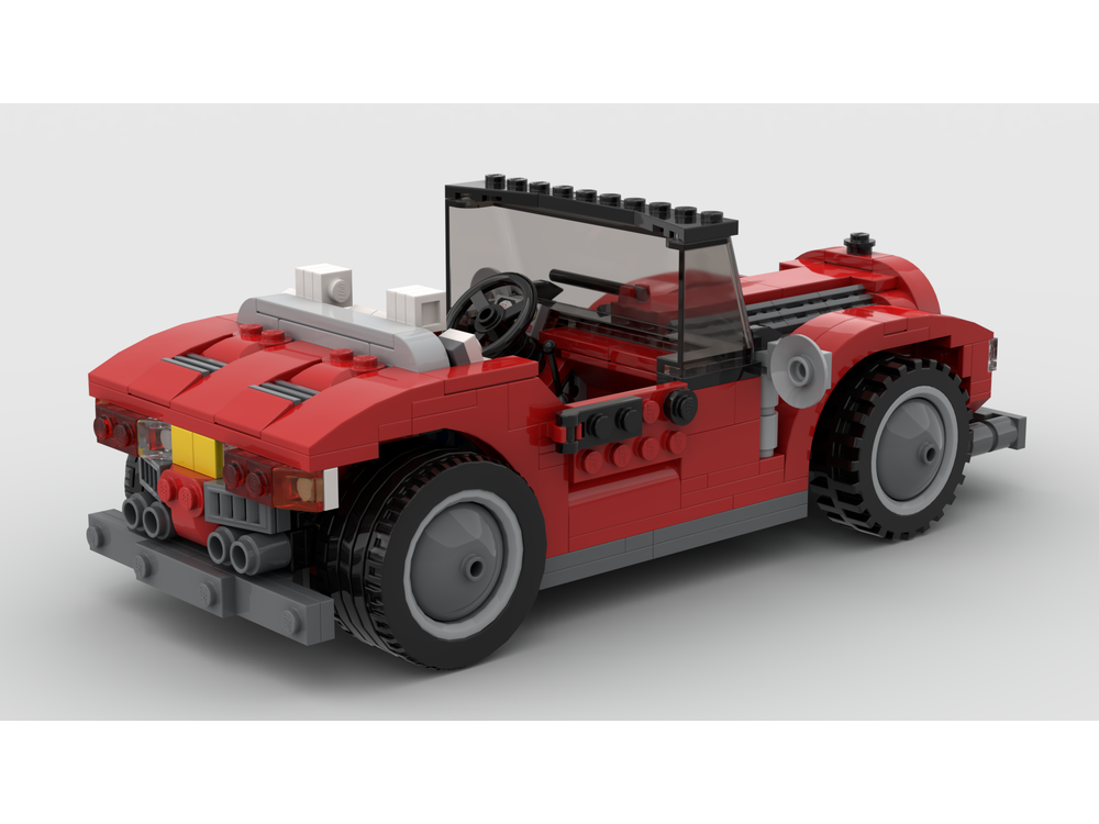 LEGO MOC 7347 - Retro Cruiser by Sato Bricks | Rebrickable - Build with ...