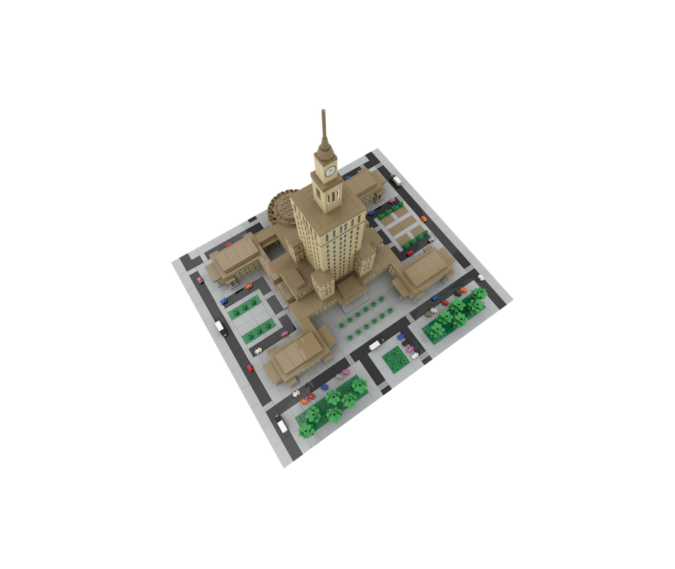 LEGO MOC Palace of Culture and Science (Warsaw, Poland) by brickuba ...