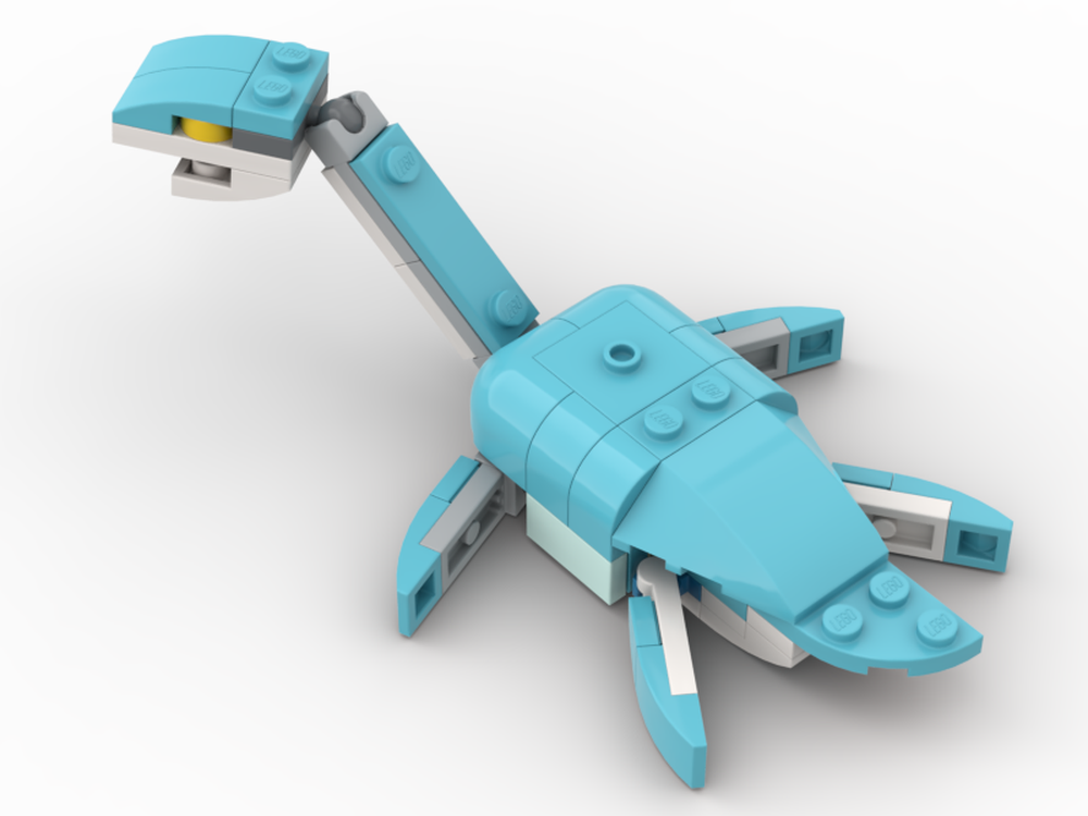 Lego Moc 31128 Plesiosaurus By Pocmoc Rebrickable Build With Lego