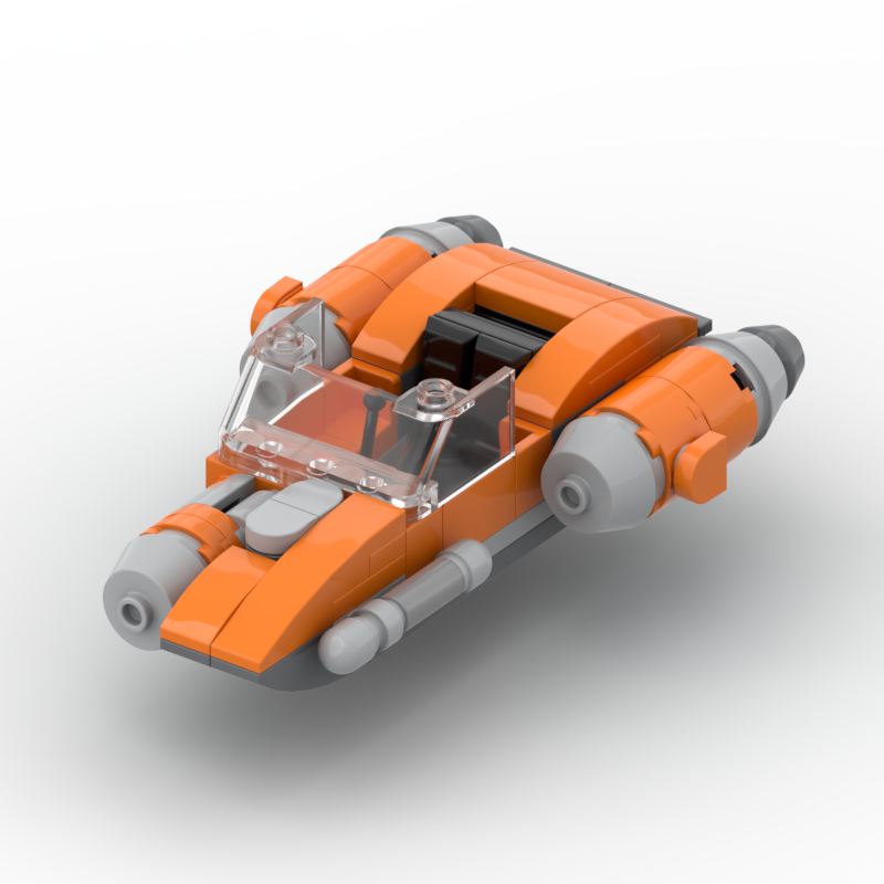 LEGO MOC Single Seat R Series Landspeeder by Rebel.Punk | Rebrickable ...