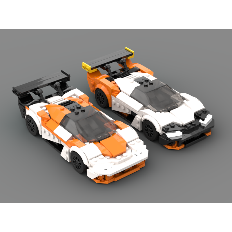 LEGO MOC KTM X-Bow gtx 2020 (orange and white plus orange and black ...