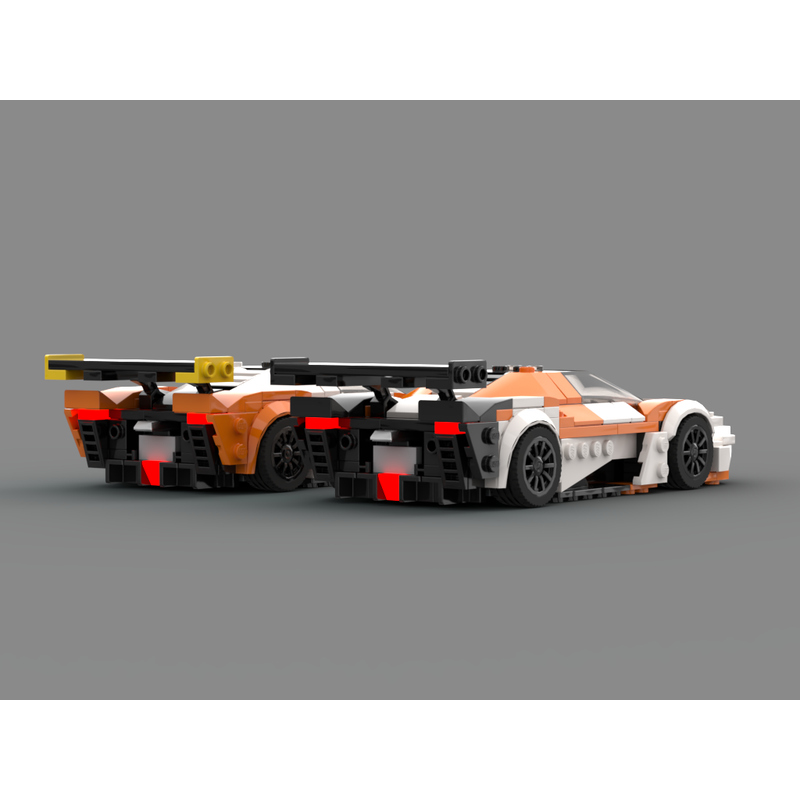 LEGO MOC KTM X-Bow gtx 2020 (orange and white plus orange and black ...