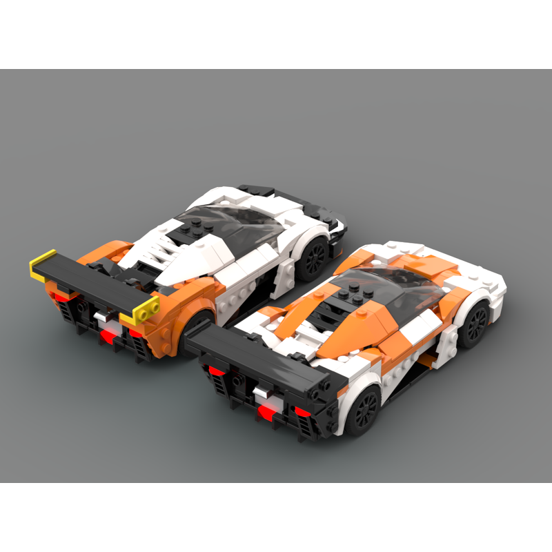LEGO MOC KTM X-Bow gtx 2020 (orange and white plus orange and black ...