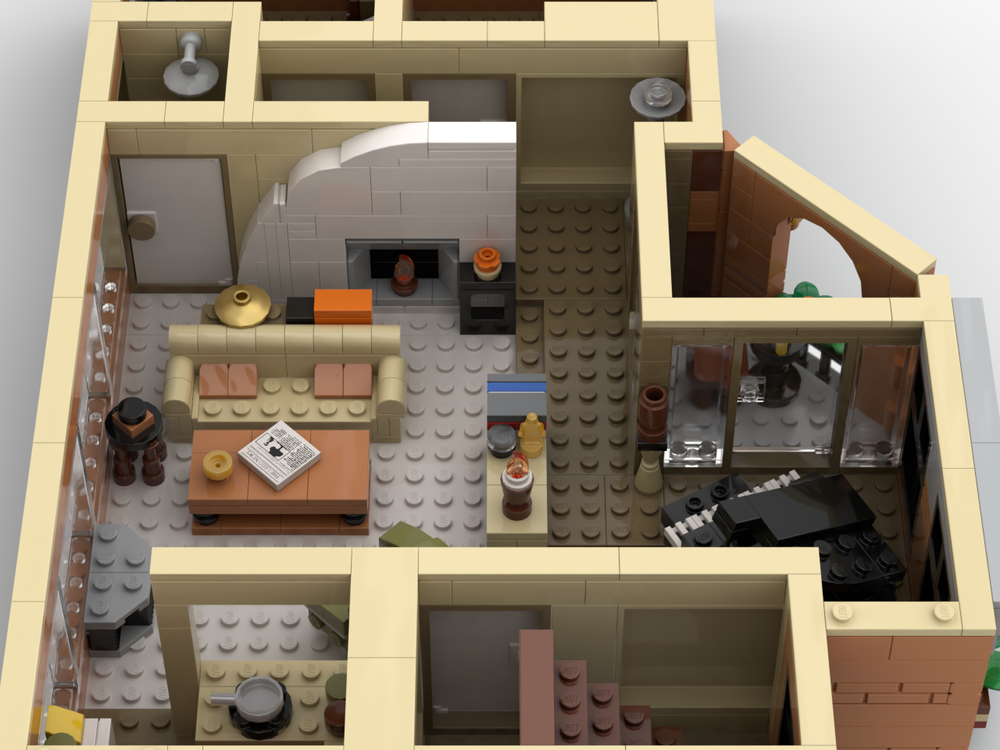 Lego Moc Sitcomplex Frasier By Brick Artisan Rebrickable Build