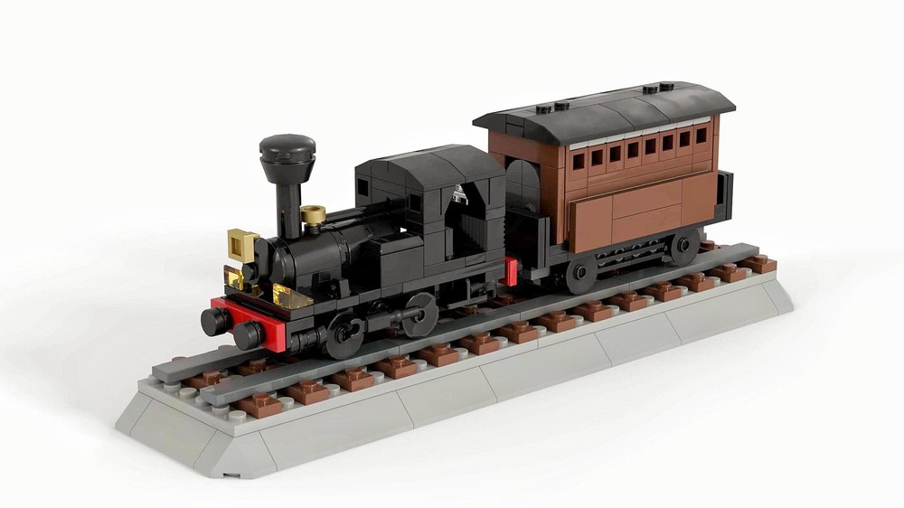 LEGO MOC Steam Train (victory type) by alwaysking | Rebrickable - Build ...