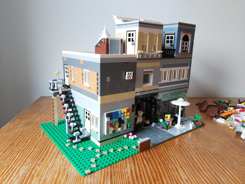 Lego Moc Assembly Alleyway Inverted Corner Alt Build Of Assembly