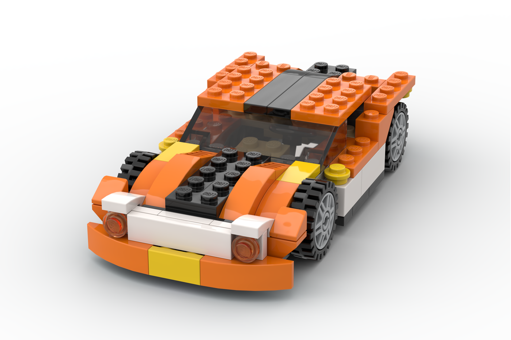 LEGO MOC 31017 Car with Pop-up Lights by Ilyes_Origamist | Rebrickable ...
