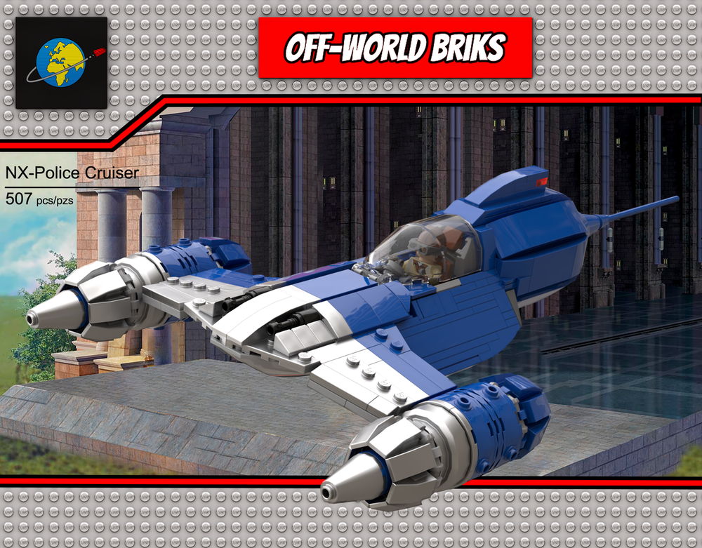 LEGO MOC-106033 NX-Police Cruiser by Rustinidiel | Rebrickable - Build ...